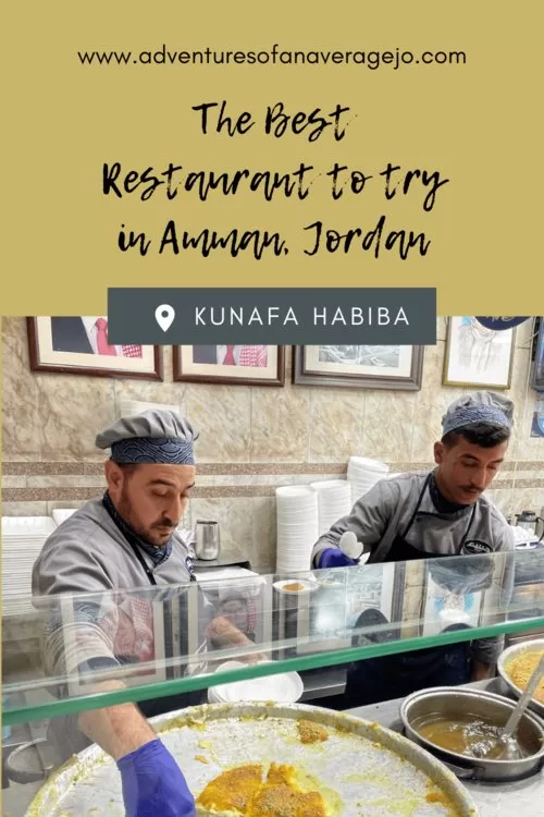Kunafa Habiba – The BEST Kunafa in Jordan - Adventures of An Average Jo